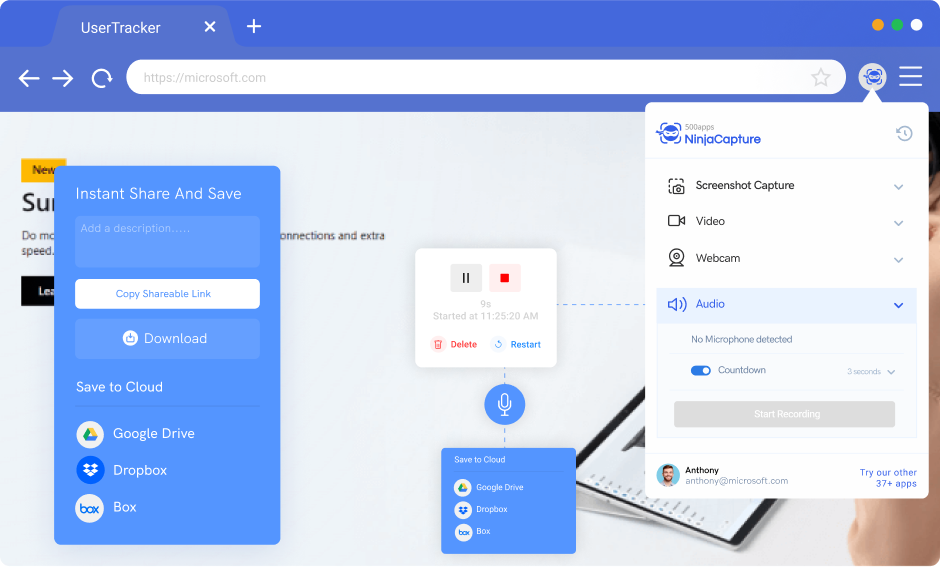 Audio Recording |NinjaCapture by 500apps